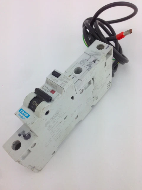 NHP DRCBH2030 C20 1 POLE Rcd/Mcb 20A 240Vac $24.99 - PicClick AU