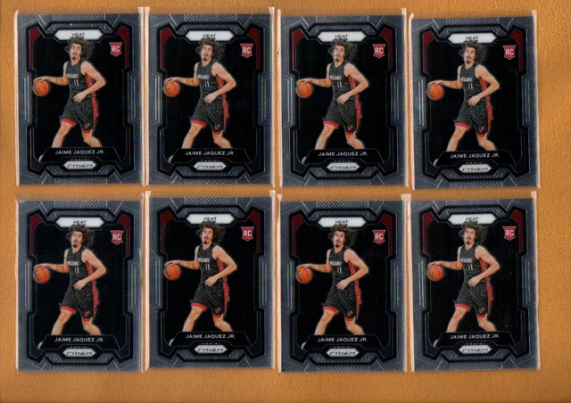 JAIME JAQUEZ JR. 2023-24 Panini Prizm Basketball Rookie RC #137 Miami ...