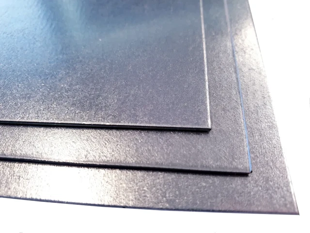 TÔLE ACIER galvanisée épaisseur 2mm 400x200mm, plaque acier, Lot de 3 ...