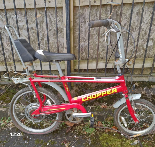 RETRO RALEIGH CHOPPER Bike Bicycle MK3 Red. Barn Find For Restoration ...