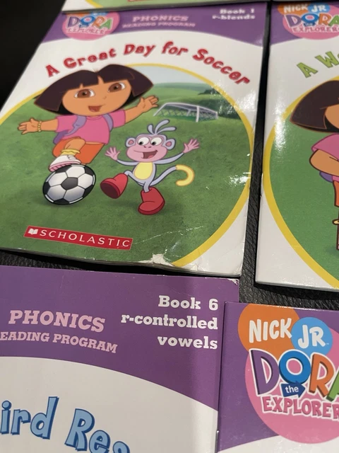 NICK JR DORA The Explorer 12 Book Phonics Reading Program By Scholastic ...