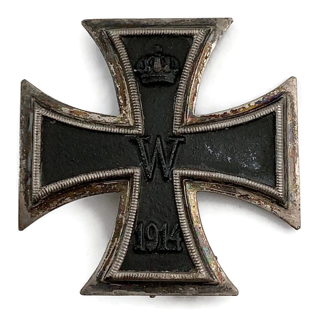 ORIGINAL WW1 IMPERIAL German Iron Cross 1st Class 1914 EK1 - Makers ...