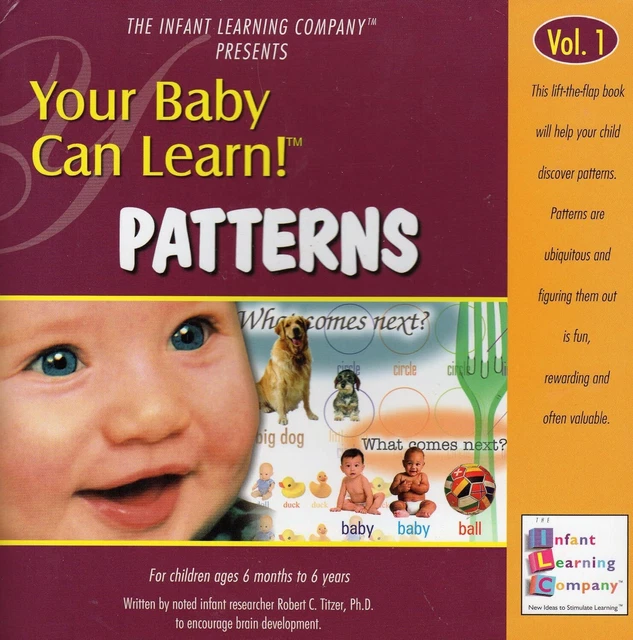 YOUR BABY CAN Learn 5 Book Set: Patterns Vol. 1 (Lift-the-flap ...