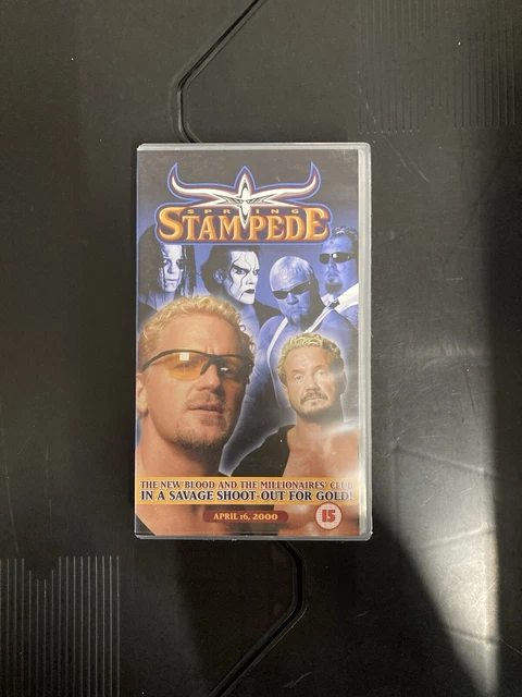 *RARE* WCW SPRING Stampede 2000 VHS Jeff Jarrett Diamond Dallas Page ...