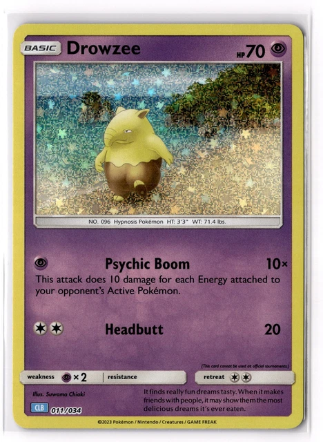 DROWZEE 011/034 TRADING Card Game Classic Holo NM $3.19 - PicClick CA