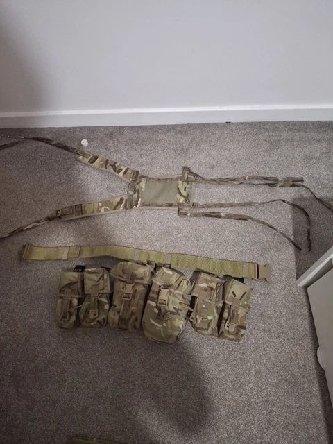 BRITISH ARMY PLCE Webbing MTP Set 4 £47.83 - PicClick UK