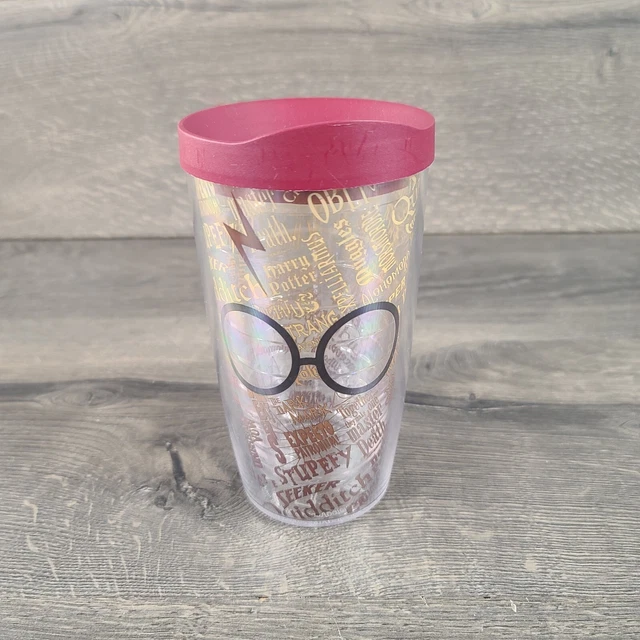 HARRY POTTER GLASSES and Scar Wrap Tumbler Mug With Lid 16oz Clear ...