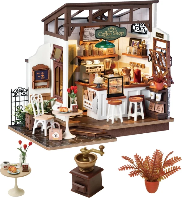 ROLIFE MODEL KIT NO.17 Café Shop-DIY Miniature House Kit For Adults ...
