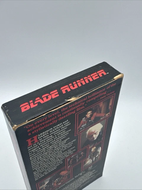 BLADE RUNNER VHS Tape 1987 Nelson Release Sci Fi Classic Harrison Ford ...