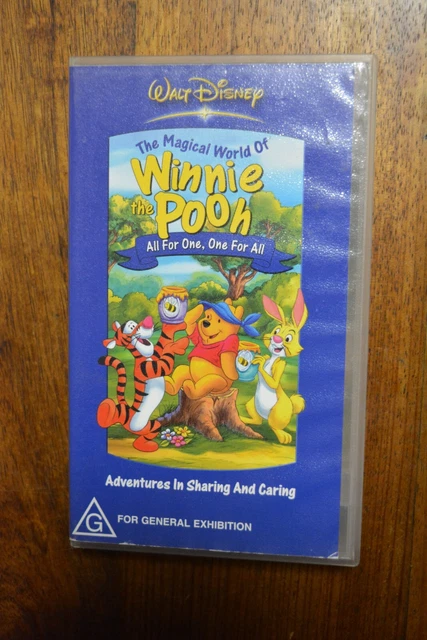 THE MAGICAL WORLD Of Winnie The Pooh All For One, One For All Vhs $19. ...