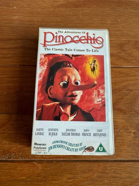 THE ADVENTURES OF Pinocchio Vhs Video £7.99 - PicClick UK