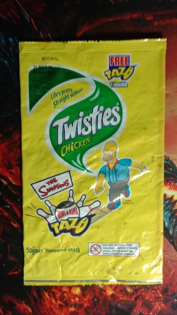 THE SIMPSONS BOWL-A-RAMA - Tazo Chip Packet - Twisties Chicken $30.00 ...