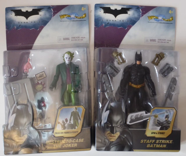 DC HERO ZONE Mattel 5.5" figures Batman The Joker from The Dark Knight ...