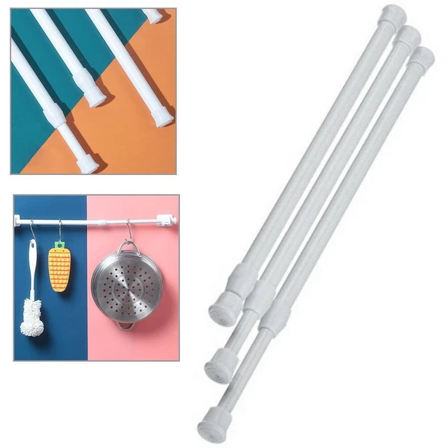 SPRING LOADED TENSION Rail for Wardrobe and Cupboards Durable and ...