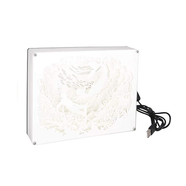 FLOOR LAMPS MERMAID Bedroom Decor Valentine's Day Paper- Light £31.45 ...