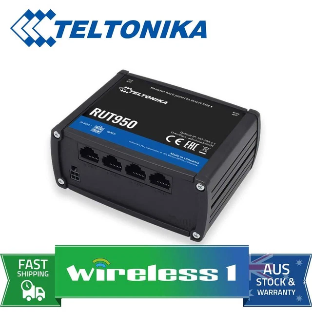 TELTONIKA RUT950-LTE DUAL Sim 4G Professional Industrial 4G LTE Router ...