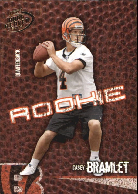 2004 PLAYOFF HOGG Heaven #109 Casey Bramlet carte de football recrue ...