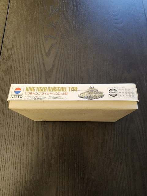 NITTO KING TIGER Henschel Type German Heavy Tank 1/76 Model Kit $20.00 ...