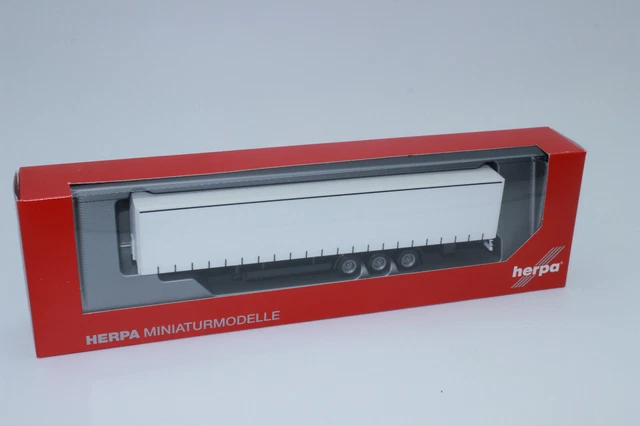 HERPA 077002 GARDINENPLANEN Auflieger 15 Meter Anhänger LKW 1:87 H0 NEU in OVP EUR 14,79 ...