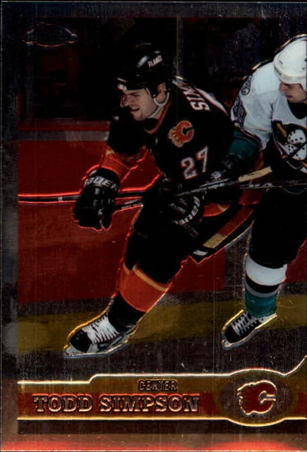 1999-00 TOPPS CALGARY Flames carte de hockey #174 Todd Simpson EUR 1,66 ...