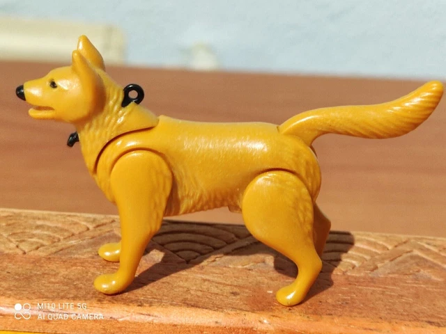 PLAYMOBIL FIGURE CHIEN Berger Allemand Police Agents De Police Ferme ...