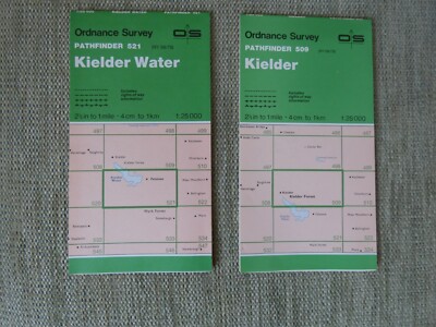 2 MAPS OF Kielder and Kielder water OS £2.99 - PicClick UK