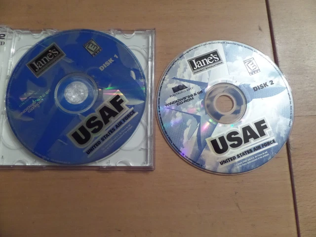 JANES USAF PC\CD Jane's Flight Sim ***Windows 95/98 SEULEMENT**** EUR ...