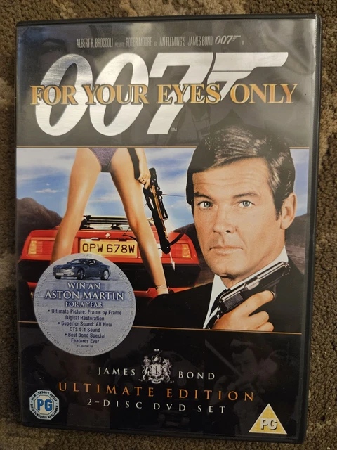 FOR YOUR EYES Only Dvd 2 Disc Ultimate Edition James Bond 007 Roger Moore £6.99 - PicClick UK