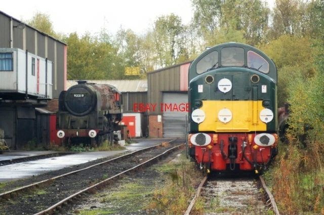 PHOTO BR Class 9F 92219 & D212 Midland Railway Centre 25/10/2011 £1.50 ...
