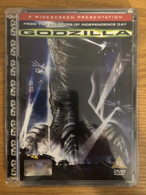 GODZILLA DVD 1998 - Jewel Case - Matthew Broderick, Jean Reno, Hank ...