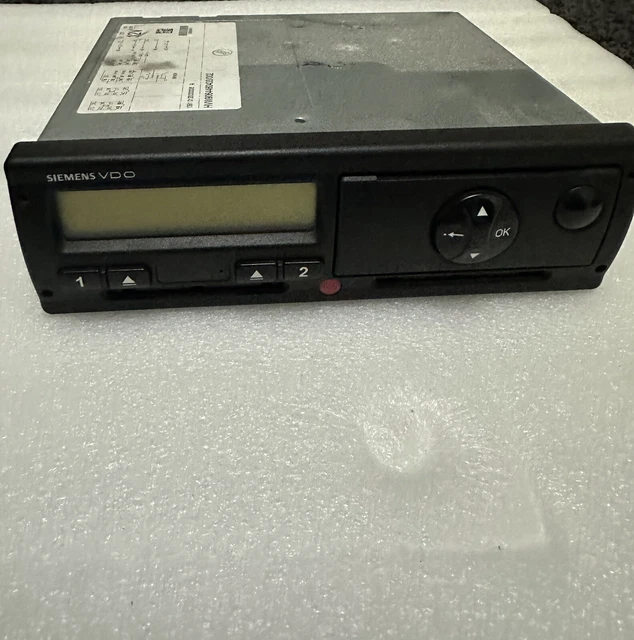 DIGITAL TACHOGRAPH VDO D 78052 SIEMENS TYPE 1381. 0120000006 VOLKSWAGEN ...