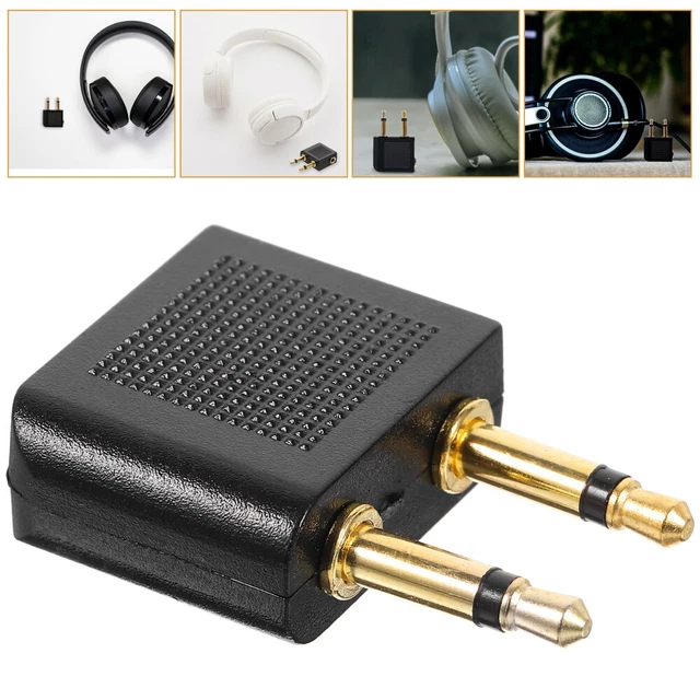 5 PCS ADAPTATEUR De Casque D'avion Prise Audio Pour Brancher Le ...