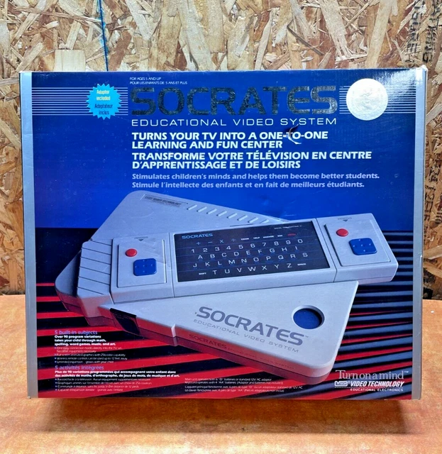 VINTAGE 1988 SOCRATES Educational Video System Learning Game New Open ...