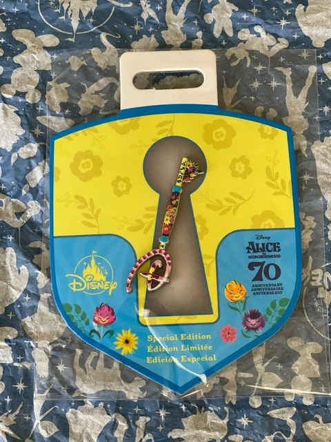 DISNEY ALICE IN Wonderland 70th Anniversary Collectible Key Pin Special ...