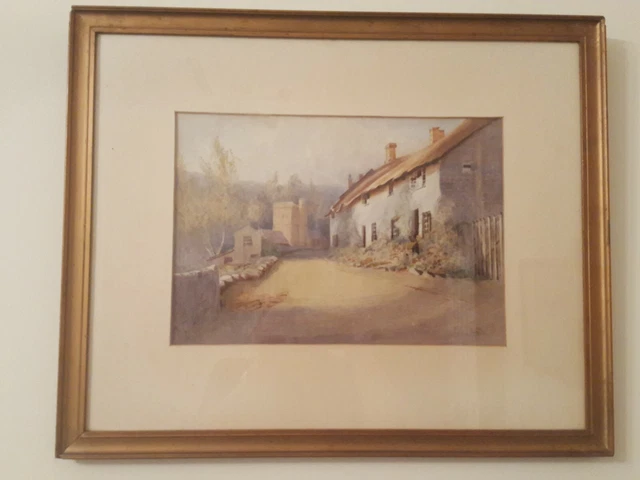 T B FOWLER Watercolour painting Axmouth Devon Dated 1933 £60.00 ...