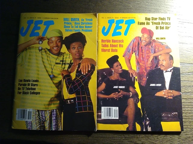 JET MAGAZINE - Will Smith - December, 23 1991 & Dec, 3 1990 Set $44.95 ...
