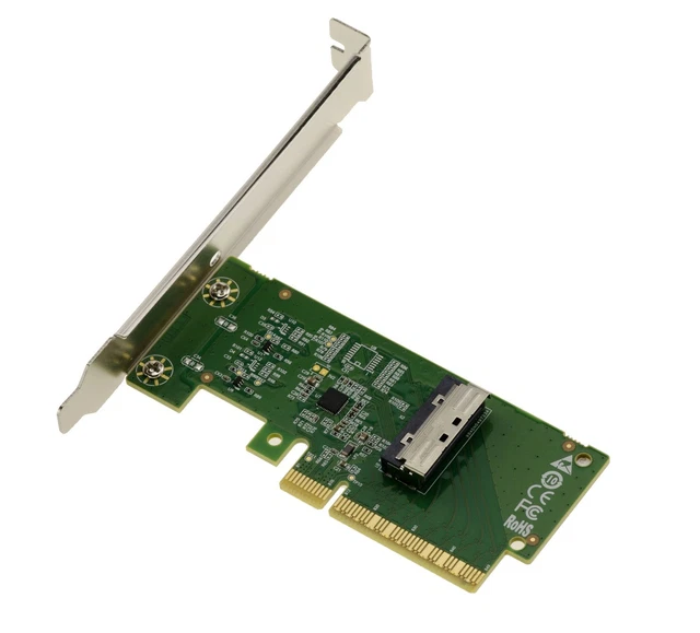 KARTE CONTROLLER ADAPTER Pcie 5.0 Für Mcio 8i für SSD Nvme M2 M3 U2 U3 EUR 54,44 - PicClick DE