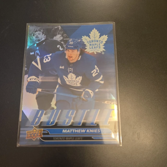MATTHEW KNIES TORONTO Maple Leafs 25/26 Bustle Series 1 Hockey Card £2. ...