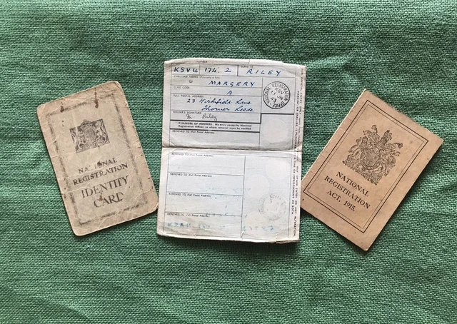 WW1 AND WW2 National Registration Identity Cards Leeds Yorks £20.00 ...