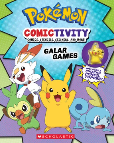 POKÉMON COMICTIVITY: GALAR Games: Activity Book with Comics, Stencils ...