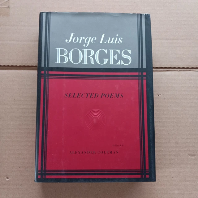 SPANISH LANGUAGE: SELECTED Poems, by Jorge Luis Borges HARDCOVER ...