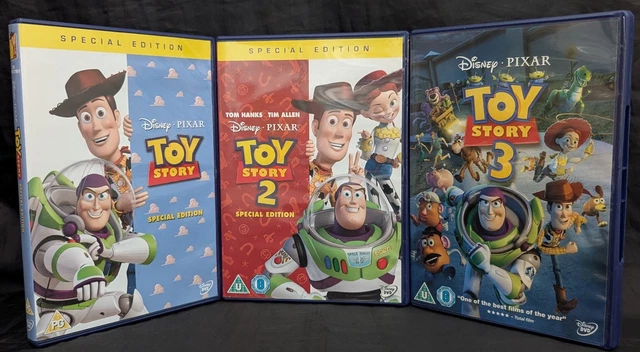 TOY STORY COMPLETE Collection 1-3 DVD bundle £3.29 - PicClick UK