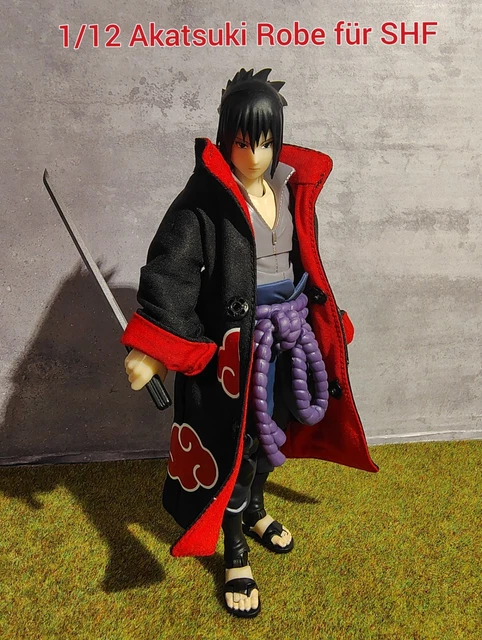 1/12 AKATSUKI ROBE für Figuarts Naruto Itachi Pain Obito Sasuke Figur ...