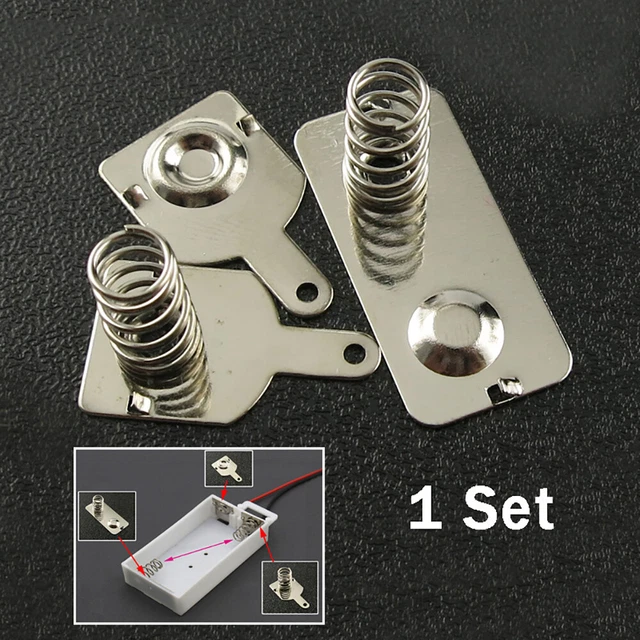 5# AA BATTERY Holder Compartment Handset Terminal Set Spring Solder ...