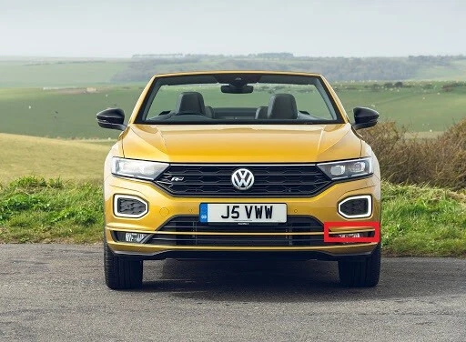 NEW GENUINE VOLKSWAGEN T Roc Front Bumper Lower R Line Trim Left N/S ...