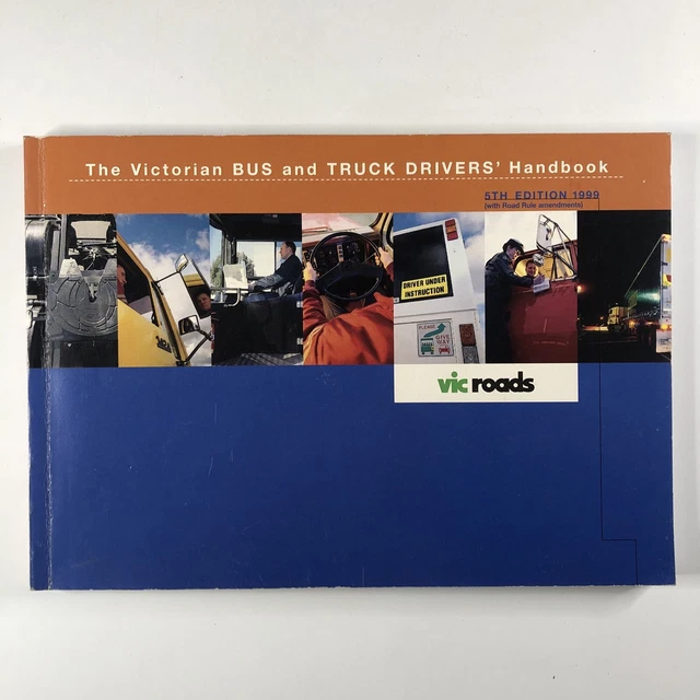 THE VICTORIAN BUS & Truck Driver's Handbook Learner Book 5th Ed 1999 ...