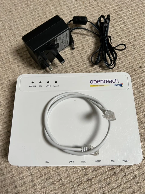 BT OPENREACH FTTC VDSL2 Modem - ECI Telecom - B-Focus V-2FUB/r Rev B £ ...