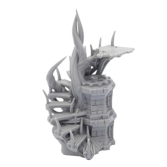 FANTASY ELVEN WATCHTOWER wargaming 3D printed terrain scenery feywood ...