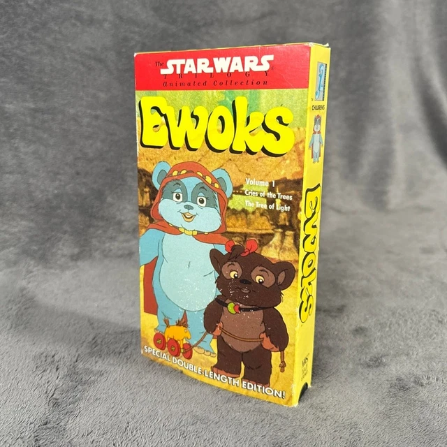 RARE VHS STAR Wars Ewoks Cartoon Tape Animated Video Vol 1 Ewok Lucas 1988 J2 £9.00 - PicClick UK