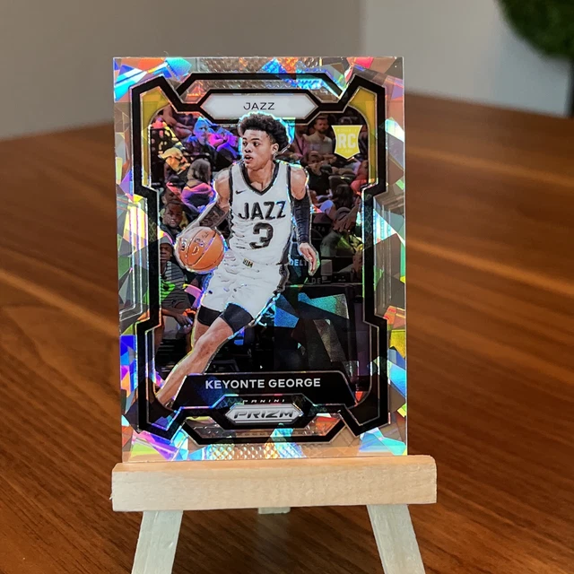 2023-24 PANINI PRIZM Basketball KEYONTE GEORGE RC glace fissurée ...